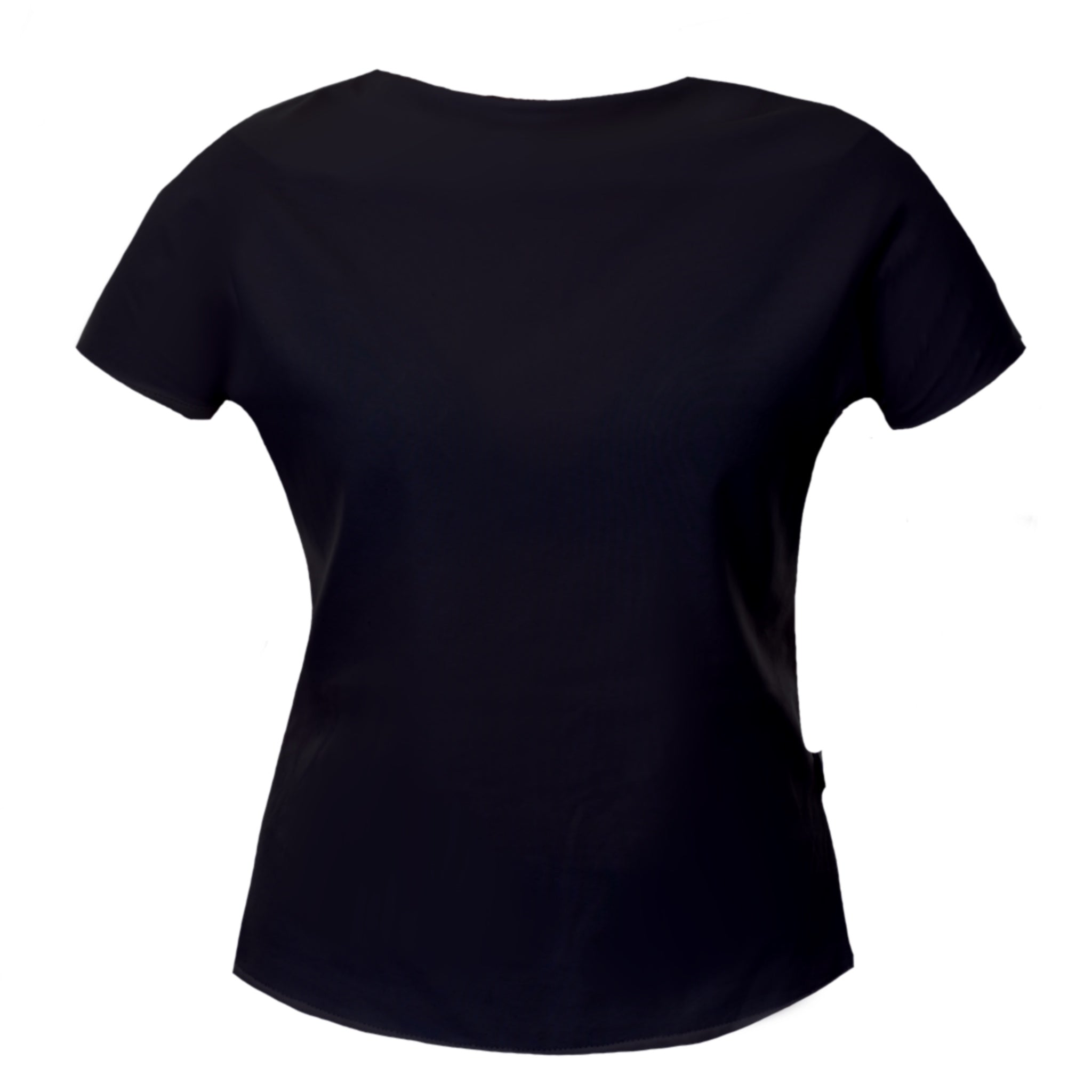 Oyster Top In Black – Frock Tales